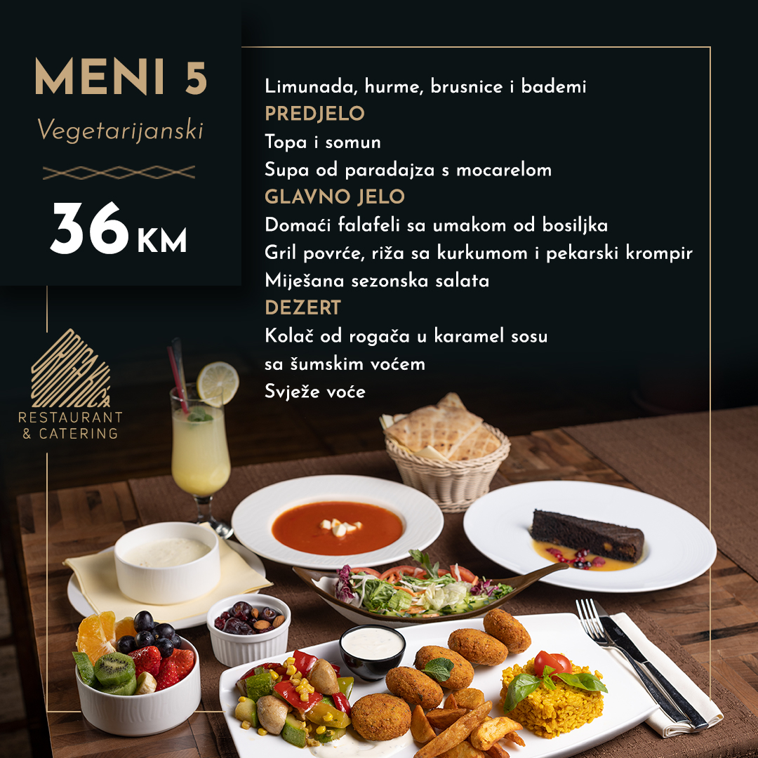 Specijalni iftarski meni 2022. - Druga kuća